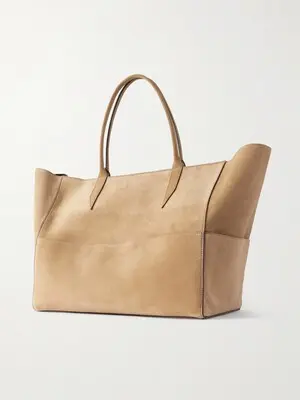 METIER Incognito 42 Cabas Suede Tote - Neutrals