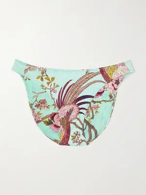 SKIMS Roberto Cavalli Signature Swim Mid-coverage Briefs - Multi