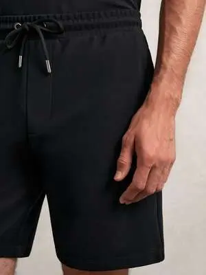 REISS Barber Textured Drawstring Shorts