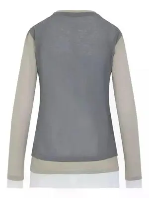 Miu Miu Layered Long-sleeve Top