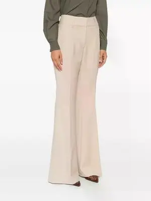 Gabriela Hearst Pleated Flared Trousers