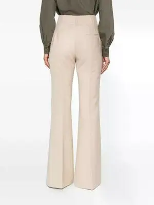 Gabriela Hearst Pleated Flared Trousers