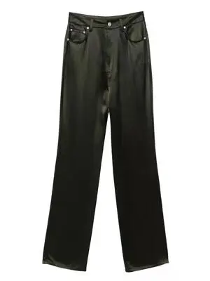 Nanushka Tita Five-pocket Trousers - Green