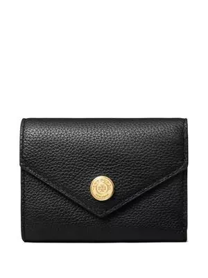 Tory Burch Textured Leather Wallet - Black