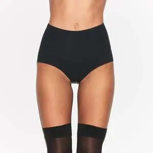 SKIMS Cotton Shapewear High Waisted Brief - Soot