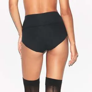 SKIMS Cotton Shapewear High Waisted Brief - Soot