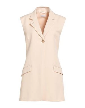 Patrizia Pepe Single-breasted Sleeveless Blazer - Blush
