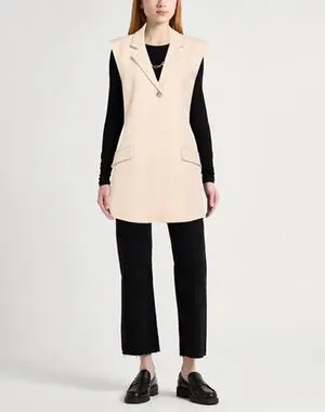 Patrizia Pepe Single-breasted Sleeveless Blazer - Pink