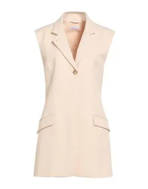 Patrizia Pepe Single-breasted Sleeveless Blazer - Pink