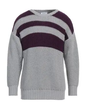 LARDINI Wool Crewneck Sweater - Grey