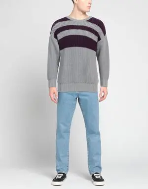 LARDINI Wool Crewneck Sweater - Grey