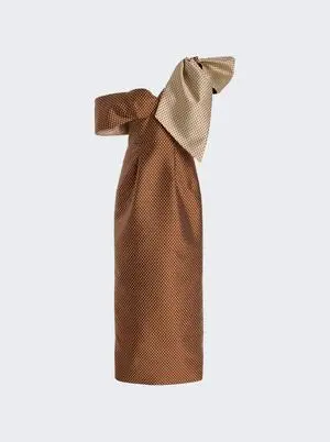 Rosie Assoulin Loop-dy Loo Dress - Brown