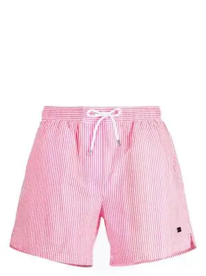 BOSS Velvetfish Striped Swim Shorts