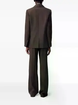 Claudie Pierlot Single-breasted Tailored Blazer - Brown