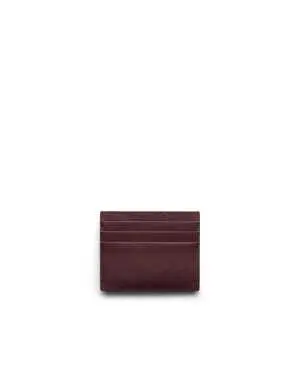 Prada Saffiano Leather Card Holder - Red