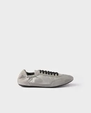 Prada Re-nylon And Suede Elasticized Sneakers