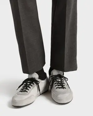 Prada Re-nylon And Suede Elasticized Sneakers