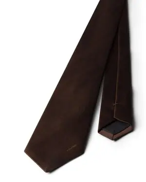 Prada Satin Tie - Brown