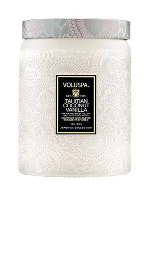 Voluspa Tahitian Coconut Large Jar Candle - N,a