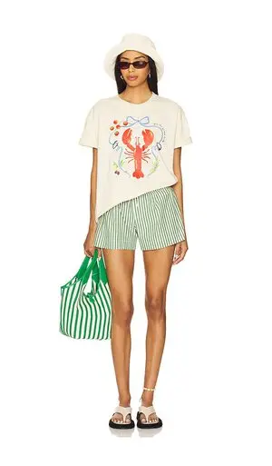 LOVERS AND FRIENDS Graphic Print Cotton T-shirt