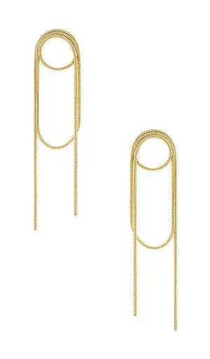 AMBER SCEATS Fletcher Earrings - Gold