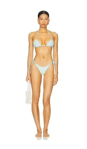 L*Space Levy Bikini Bottom - Light Aqua & Tourmaline