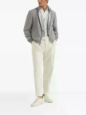 Brunello Cucinelli Cotton Straight-leg Trousers