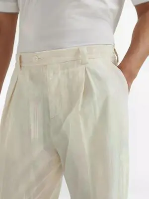 Brunello Cucinelli Cotton Straight-leg Trousers