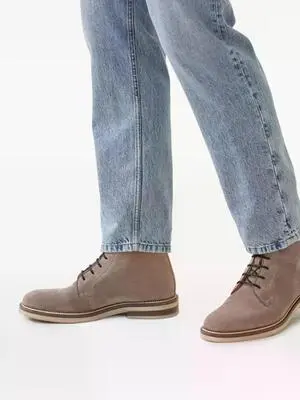 Brunello Cucinelli Lace-up Suede Boots
