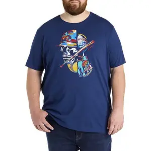 ROBERT GRAHAM BY DXL Big & Tall Skull Slugger Graphic Tee