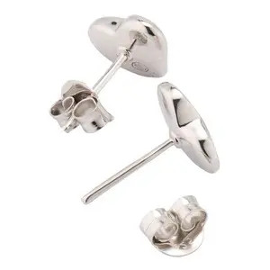 JAN LESLIE Heart Stud Earring Set - Pink