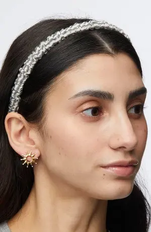 Lele Sadoughi Jessie Crystal Path Headband