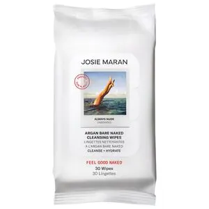 JOSIE MARAN Argan Bare Naked Cleansing Wipes 30 Ct - One-color