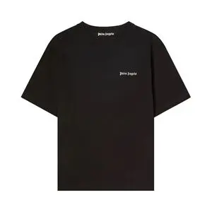 Palm Angels Embroidered Logo Slim Tee - Black