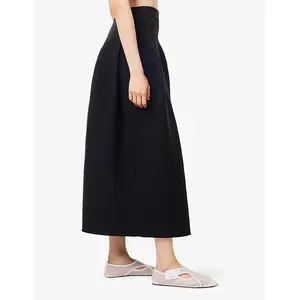 CFCL Flared Knitted Midi Skirt - Black