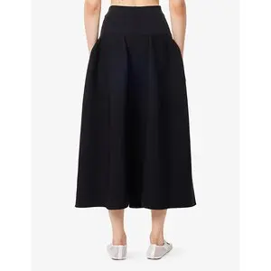 CFCL Flared Knitted Midi Skirt - Black