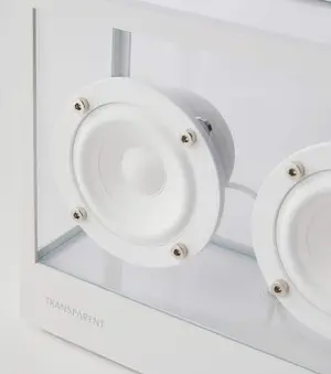 TRANSPARENT Small Speaker - White