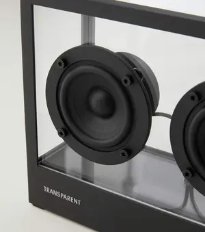 TRANSPARENT Small Speaker - Black