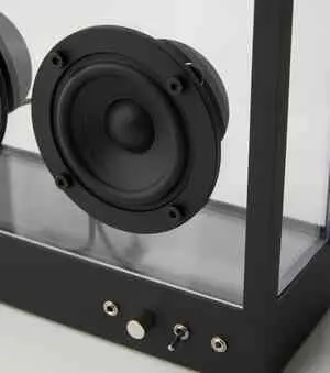 TRANSPARENT Small Speaker - Black