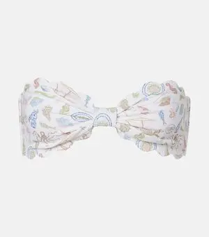 Marysia Antibes Bandeau Bikini Top - Multicoloured