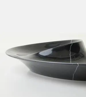 ZAHA HADID DESIGN Swirl L48 Marble Bowl - Black
