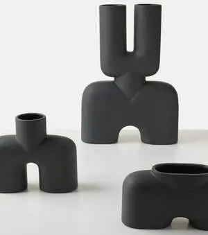 101 COPENHAGEN Cobra Uno Medium Vase - Black