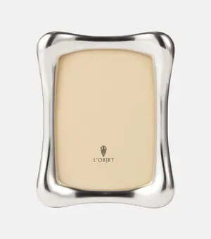 L'Objet Anton Platinum-plated Picture Frame - Silver