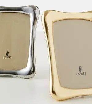 L'Objet Anton Platinum-plated Picture Frame - Silver