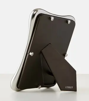 L'Objet Anton Platinum-plated Picture Frame - Silver