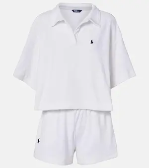 Polo Ralph Lauren Cotton Terry Polo Shirt And Shorts Set