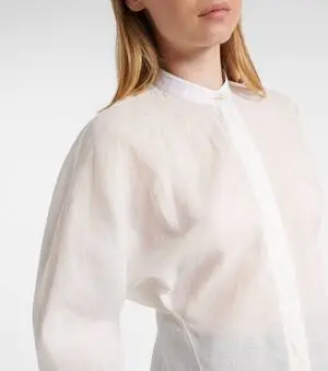 Alaïa Cotton And Linen Shirt
