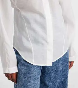 Alaïa Cotton And Linen Shirt