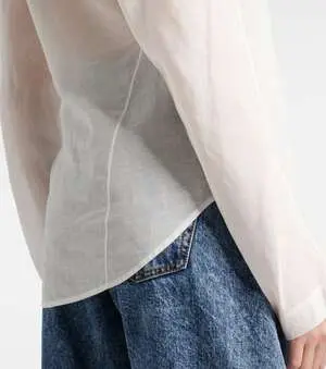 Alaïa Cotton And Linen Shirt