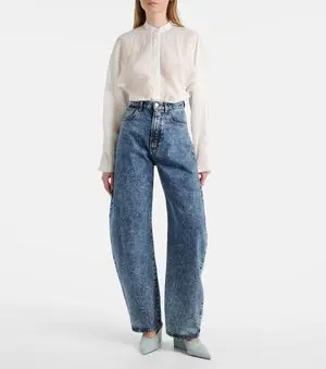 Alaïa Cotton And Linen Shirt